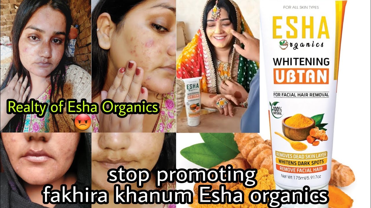 Esha organics ubtan review || remedies with khanum why promoting Esha ...