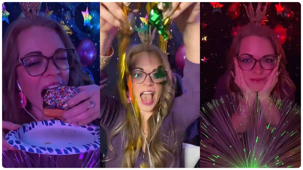 Ash Dash 1 year of ASMR celebration. Good vibes and fun triggers 🥳 ...
