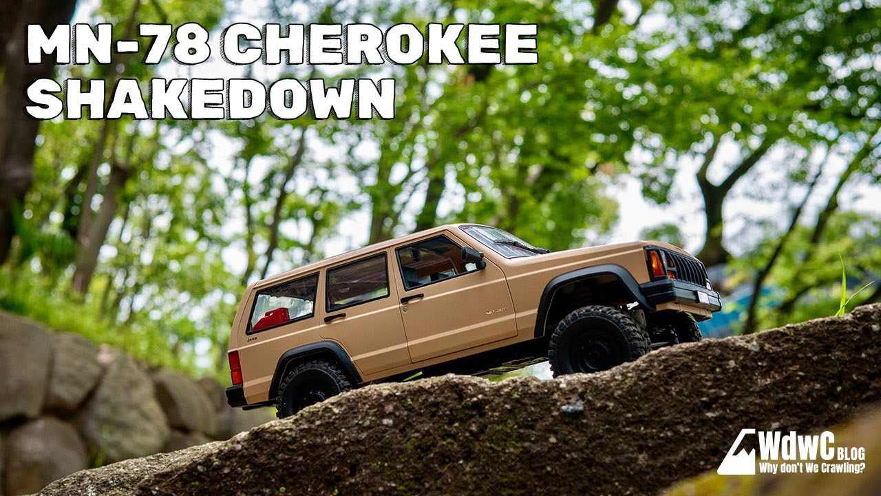 DEERC MN-78 Jeep Cherokee Shakedown【チェロキーシェイクダウン走行動画】 - YouTube