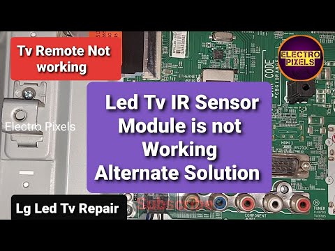 Lg 43 inch Led Tv IR Sensor is not working Alternate Solution || Remote ...