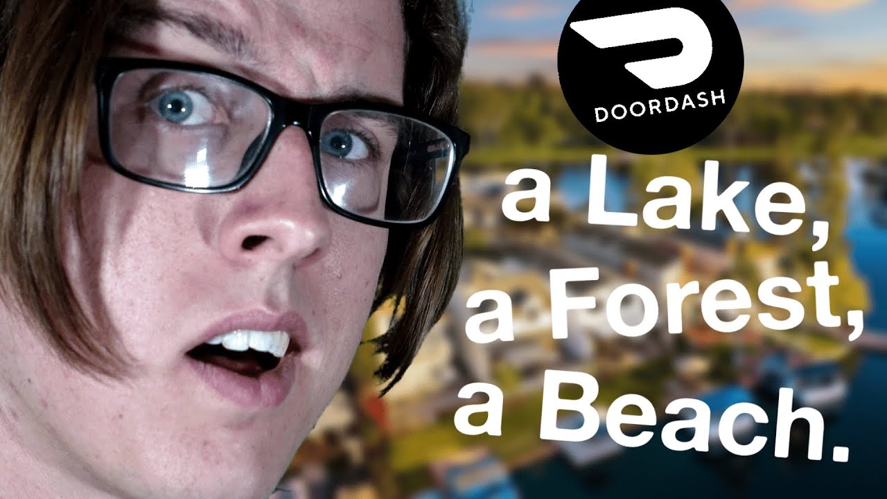 DoorDashing a Lake, Forest, and Beach - YouTube