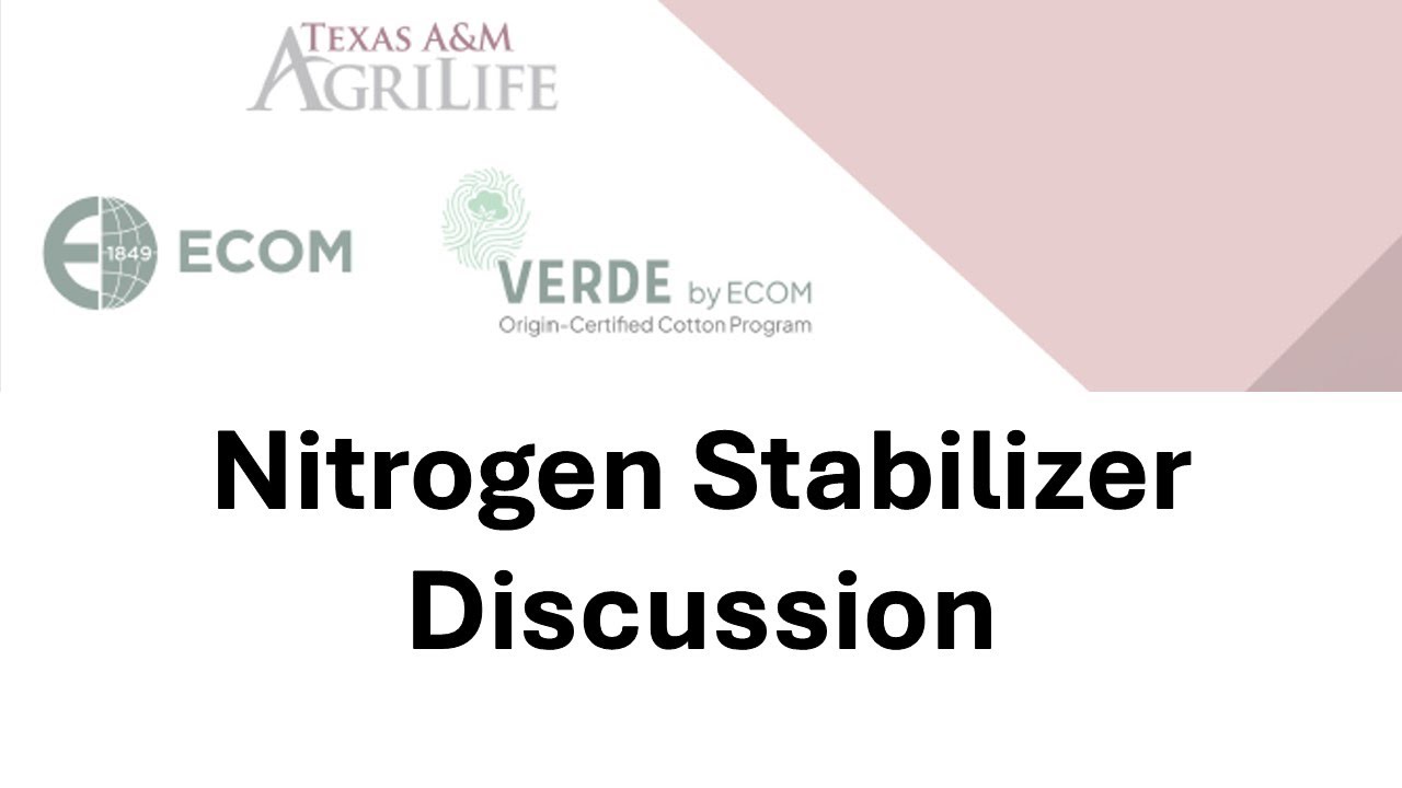 Nitrogen stabilizer to reduce nitrogen loss by Dr. Katie Lewis - YouTube
