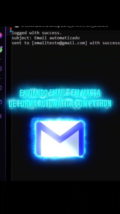 ENVIO DE E-MAILS AUTOMÁTICOS COM PYTHON - YouTube