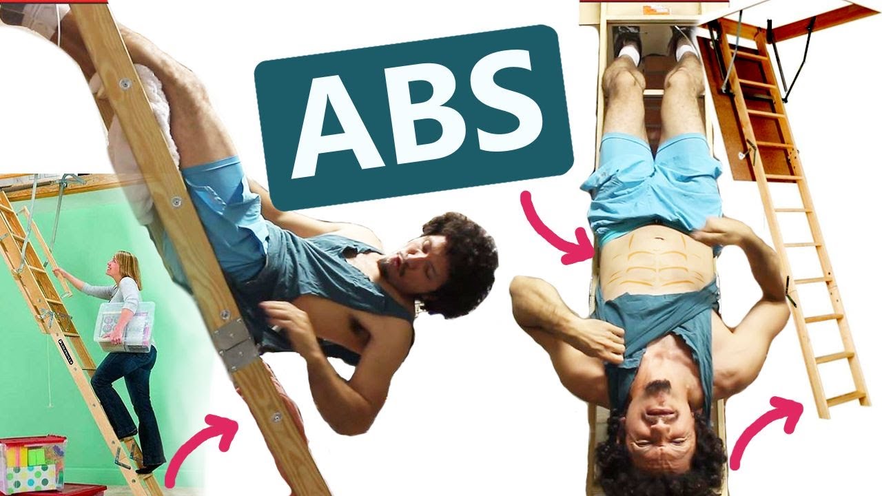 abs with attic ladder. Marca to abdomen con escalera para ático. # ...