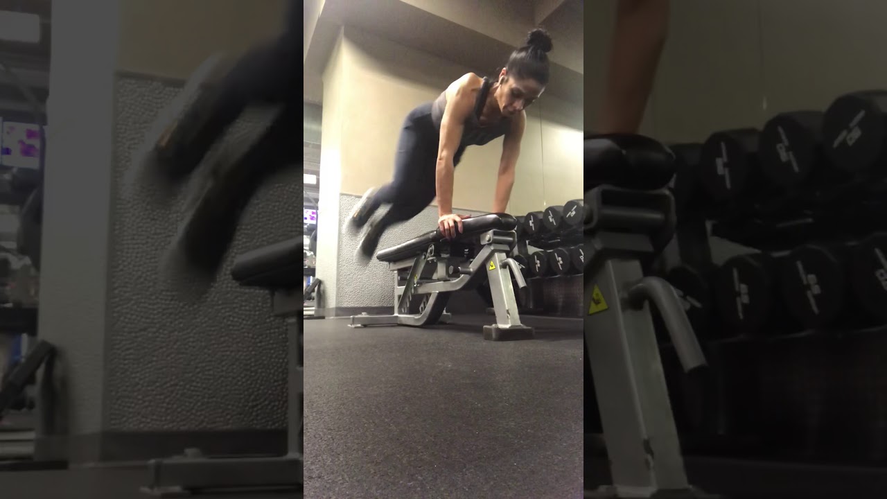 Bench hop overs - YouTube