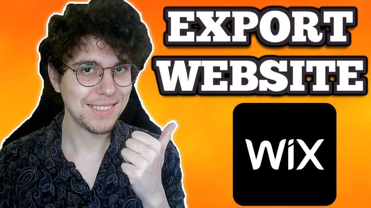 How To Export Wix Website - YouTube