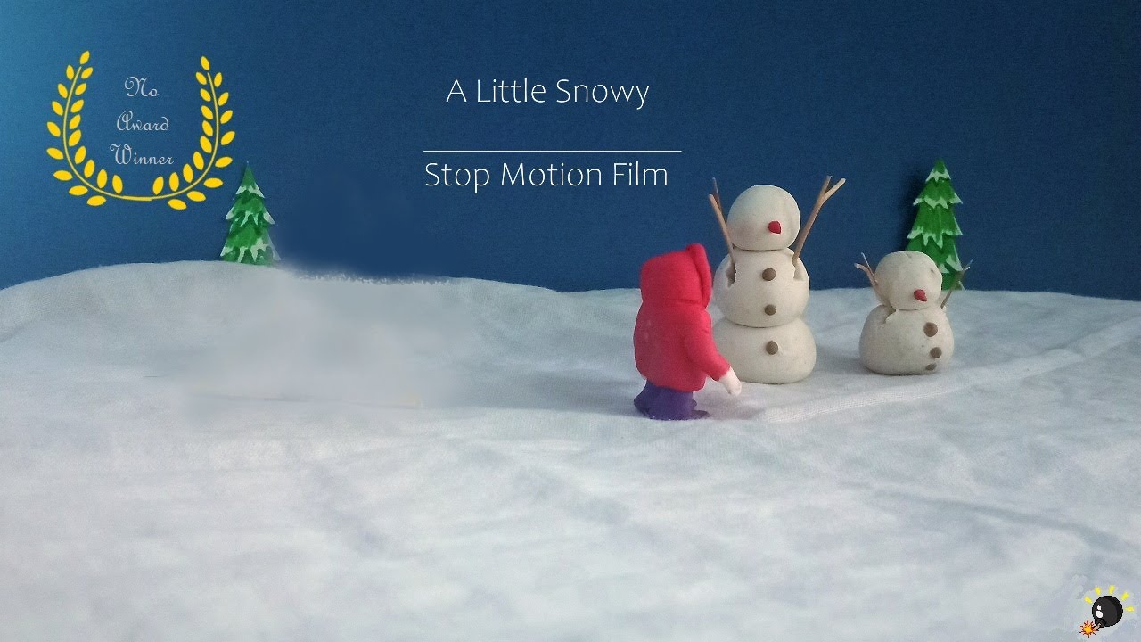 A Little Snowy! A lovely Stop motion short Film. 1025 frames. - YouTube