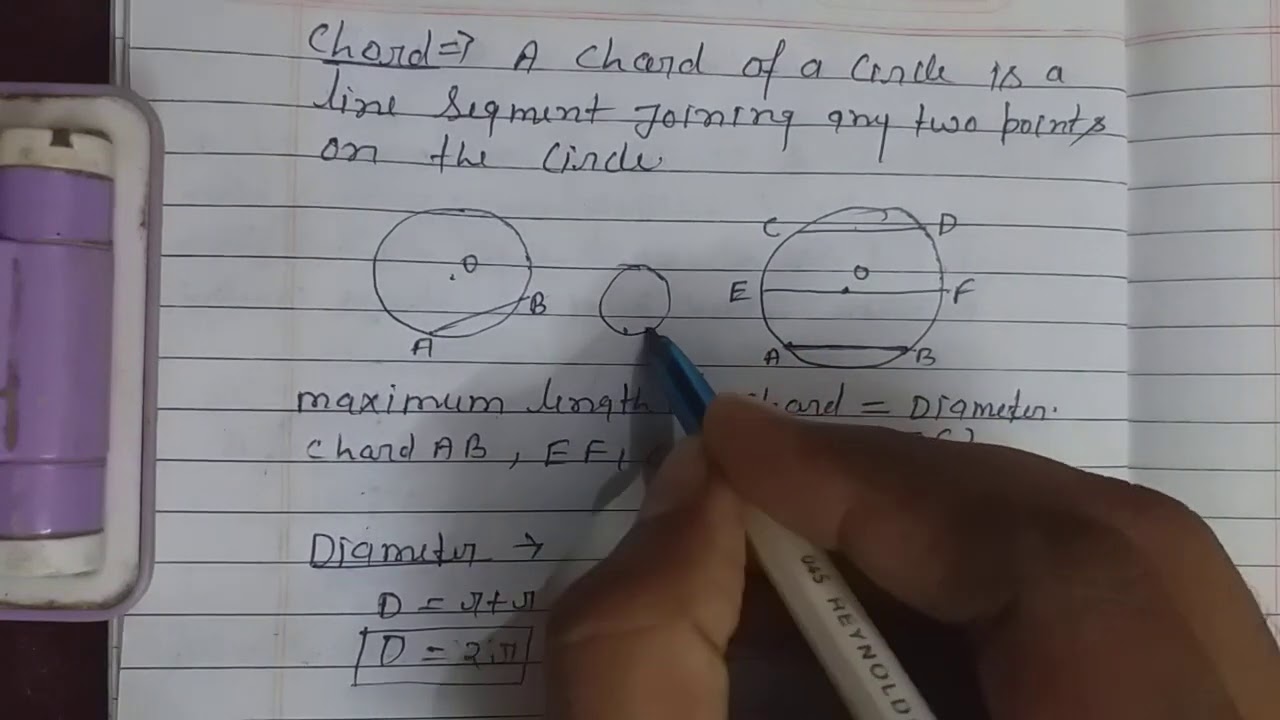 Basic introduction of circle ( ncert 9th class) - YouTube