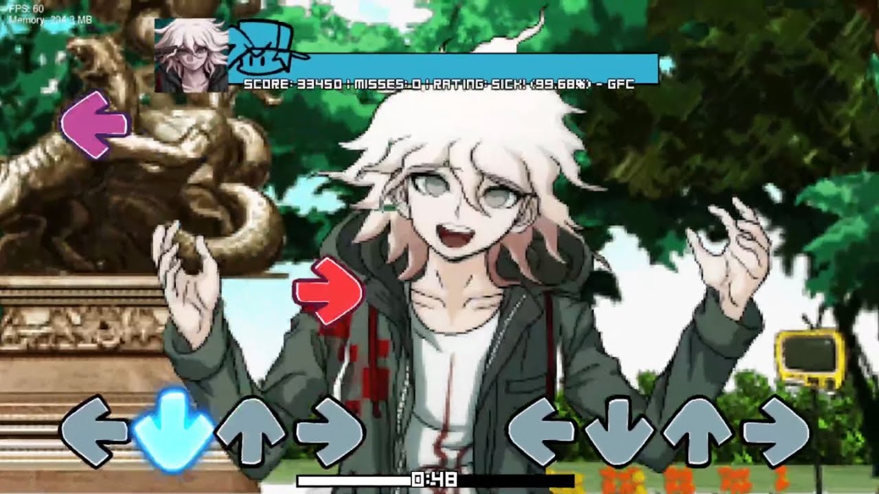 FNF: Non-Stop Debate - Fingers (vs Nagito Komaeda) (composed by Random ...