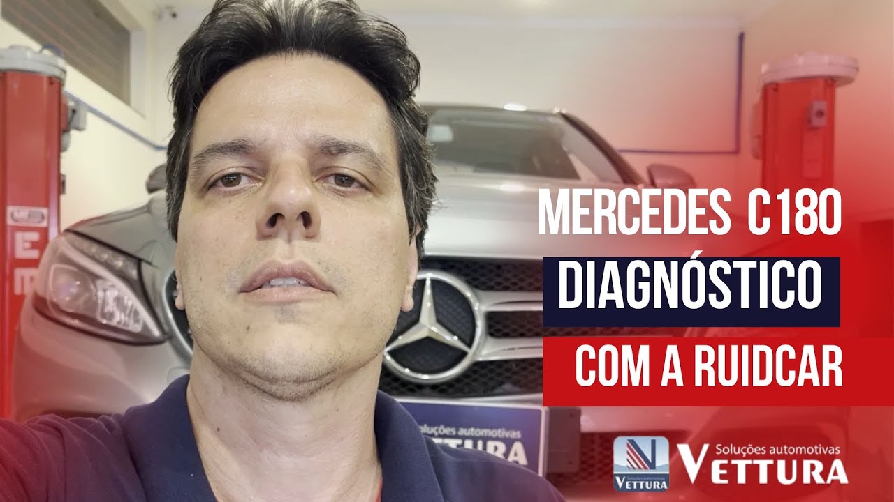 Diagnóstico com a Ruidcar - Mercedes C180 2016 - 102.000 km - YouTube