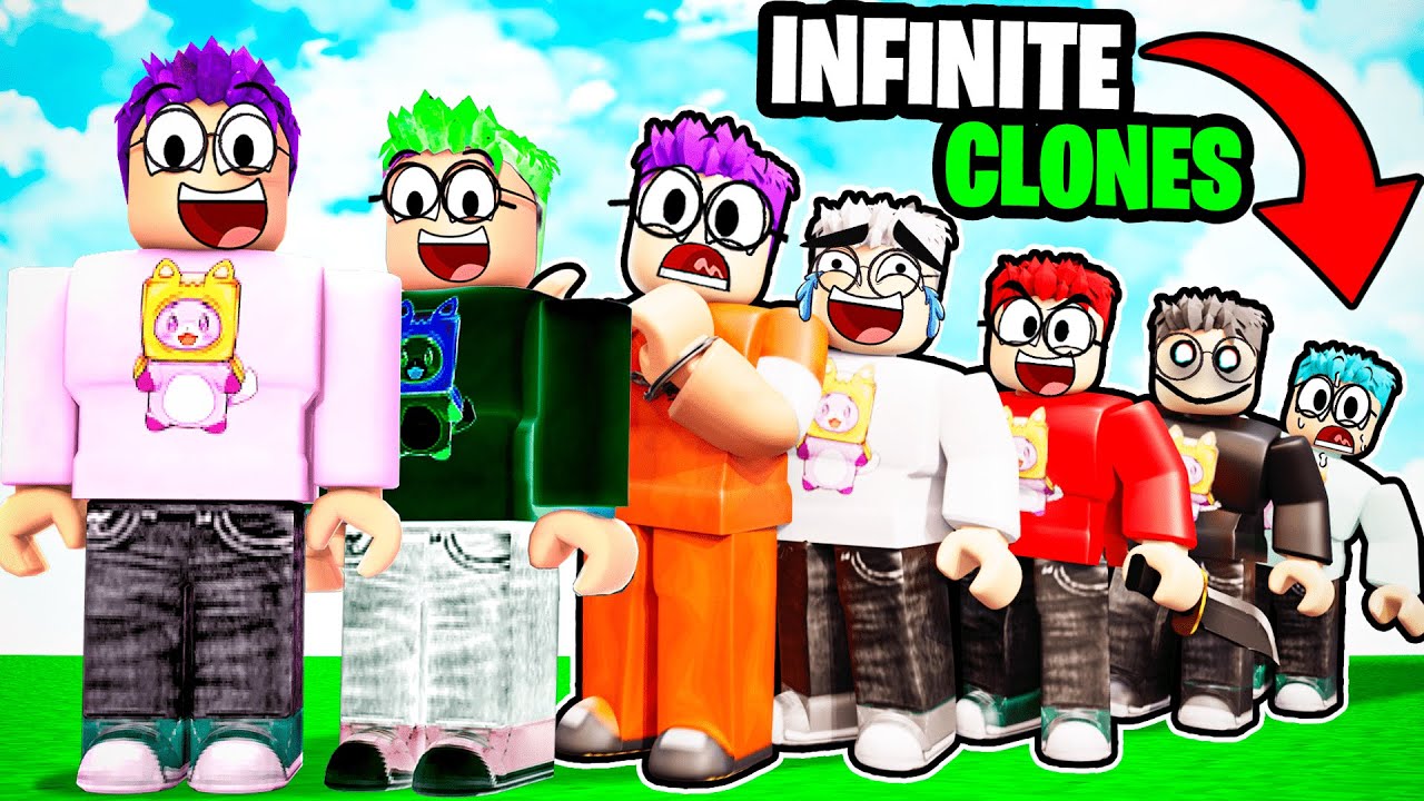 We Made INFINITE CLONES In ROBLOX!? (WE BROKE THE GAME!) - YouTube