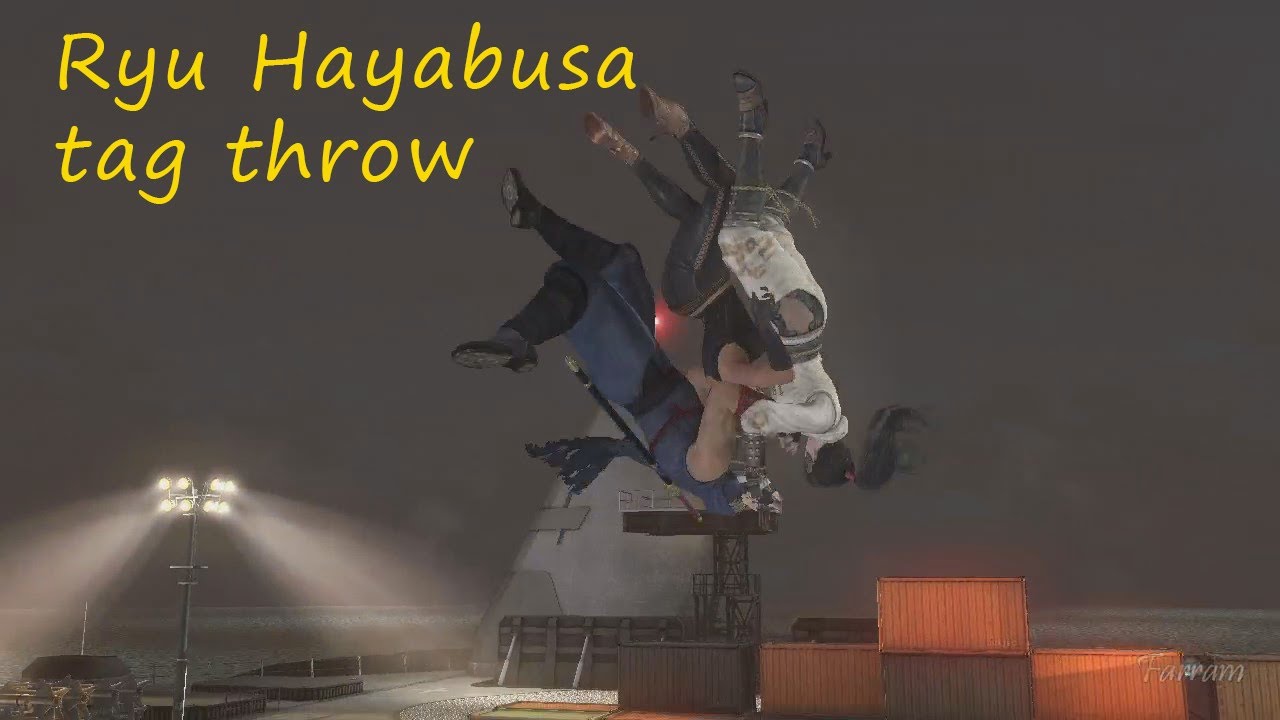 Best Ryu Hayabusa tag throw (Dead Or Alive 5 Ultimate) - YouTube
