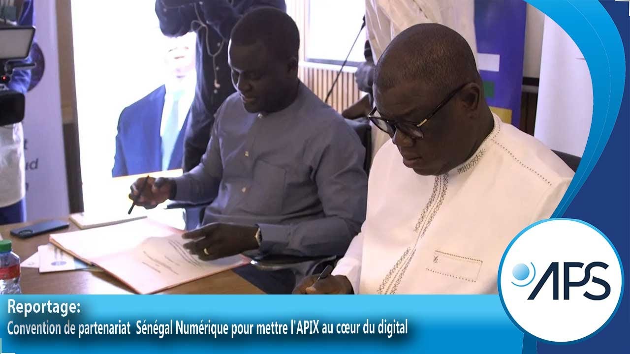 Convention de partenariat Sénégal Numérique pour mettre l'APIX au cœur ...