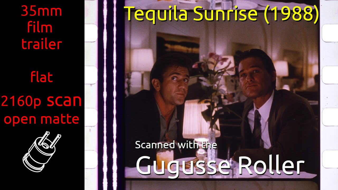 Tequila Sunrise (1988) 35mm film trailer, flat open matte, 2160p - YouTube