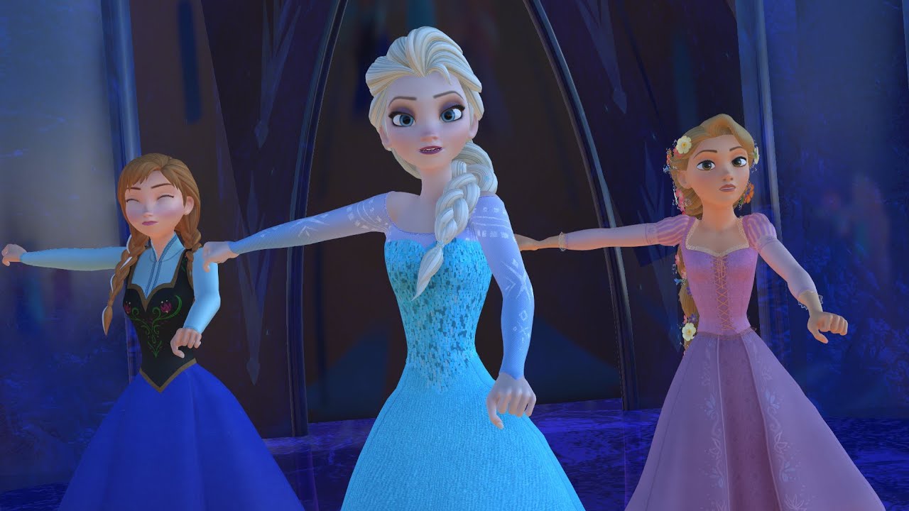 California Gurls | Elsa Anna & Rapunzel Dance MMD - YouTube