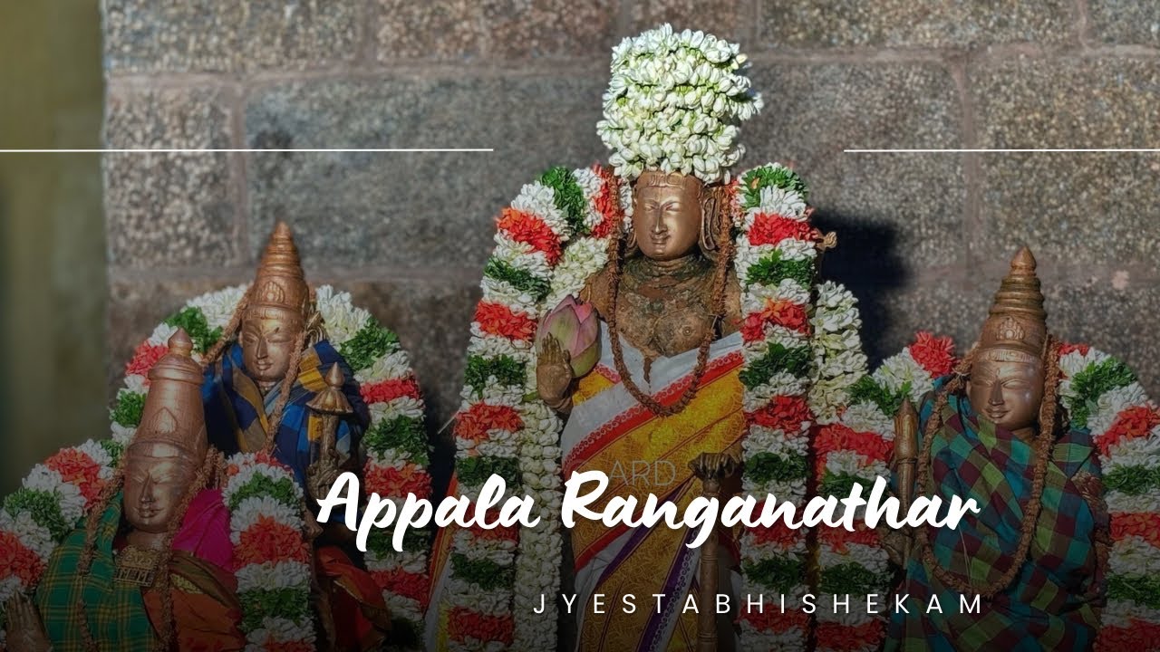 Sri Appala Ranganatha #perumal Jyestabhishekam - DivyaDesam #spiritual ...