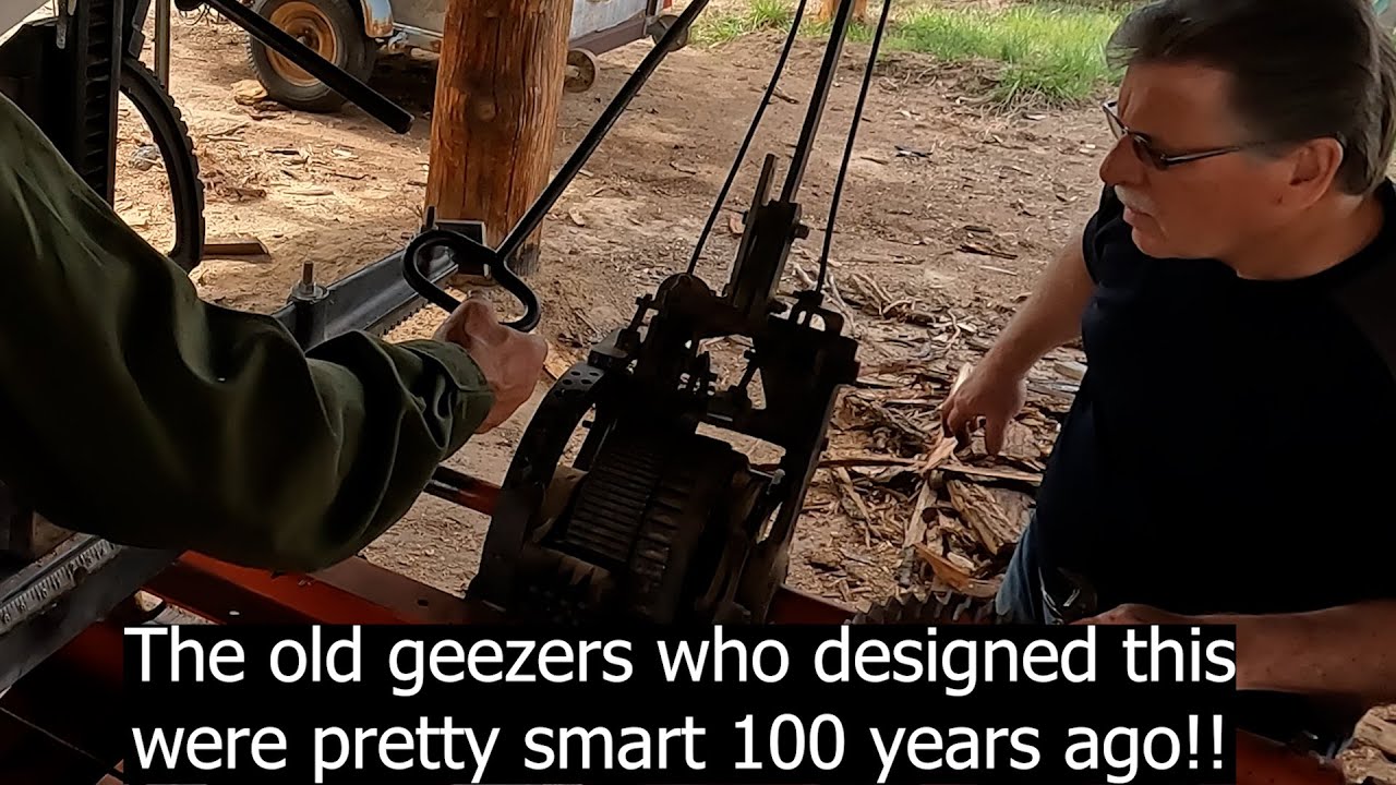 Figuring out the setworks on the Frick Sawmill - YouTube