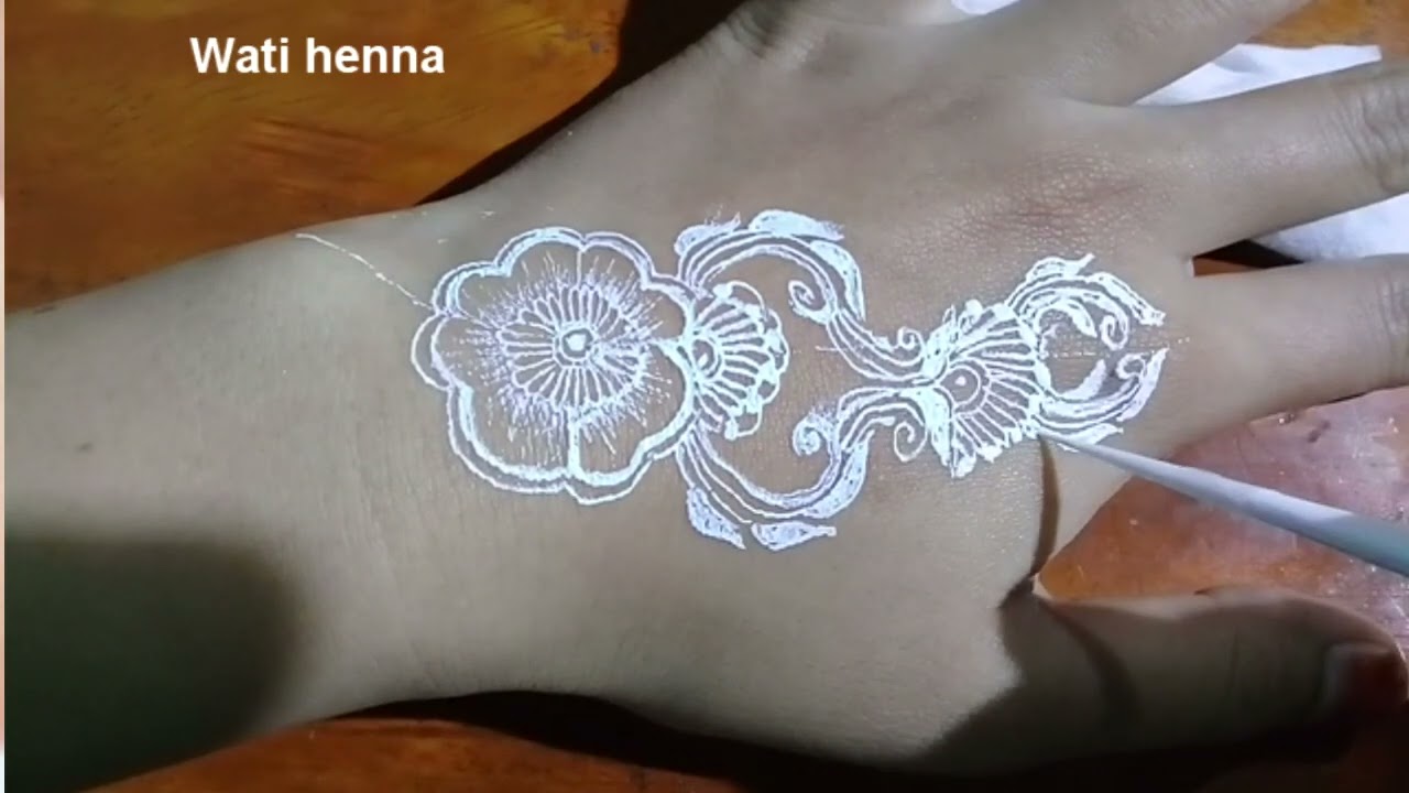 Belajar desaign hena simpel cocok untuk pemula - YouTube