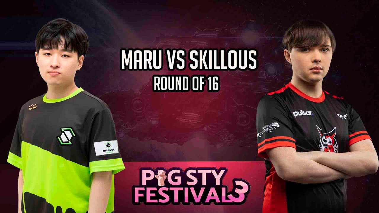 StarCraft 2 - Maru vs Skillous PiG Sty Festival 3.0 - YouTube