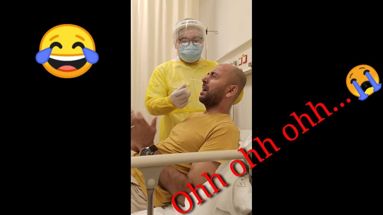 Covid 19 Swab test is never easy / You will cry..😭😂 - YouTube