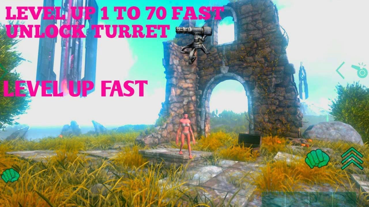 LEVEL UP 1 TO 70 IN JUST 20 MINUTES ARK ULTIMATE SURVIVOR EDITION - YouTube
