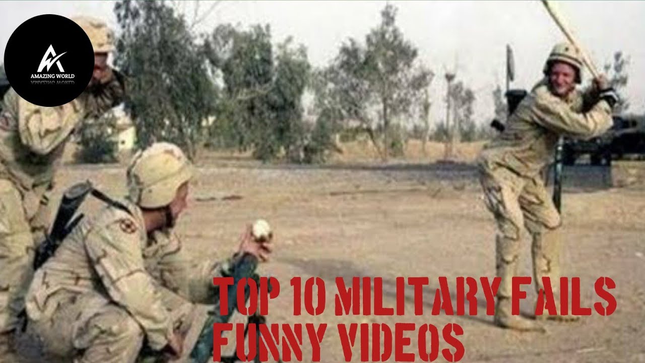 TOP 10 military fails funny videos - YouTube