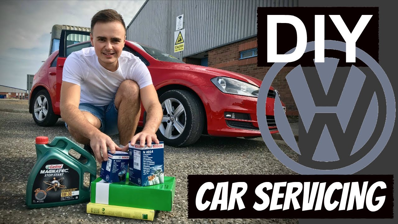 Car Servicing - VW Golf MK7 - YouTube