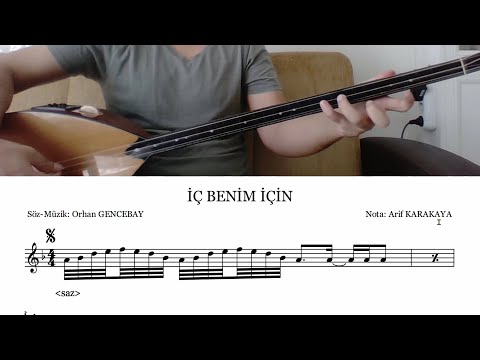 İç Benim İçin, Nota, Solfej ve Anlatım (Orhan GENCEBAY)