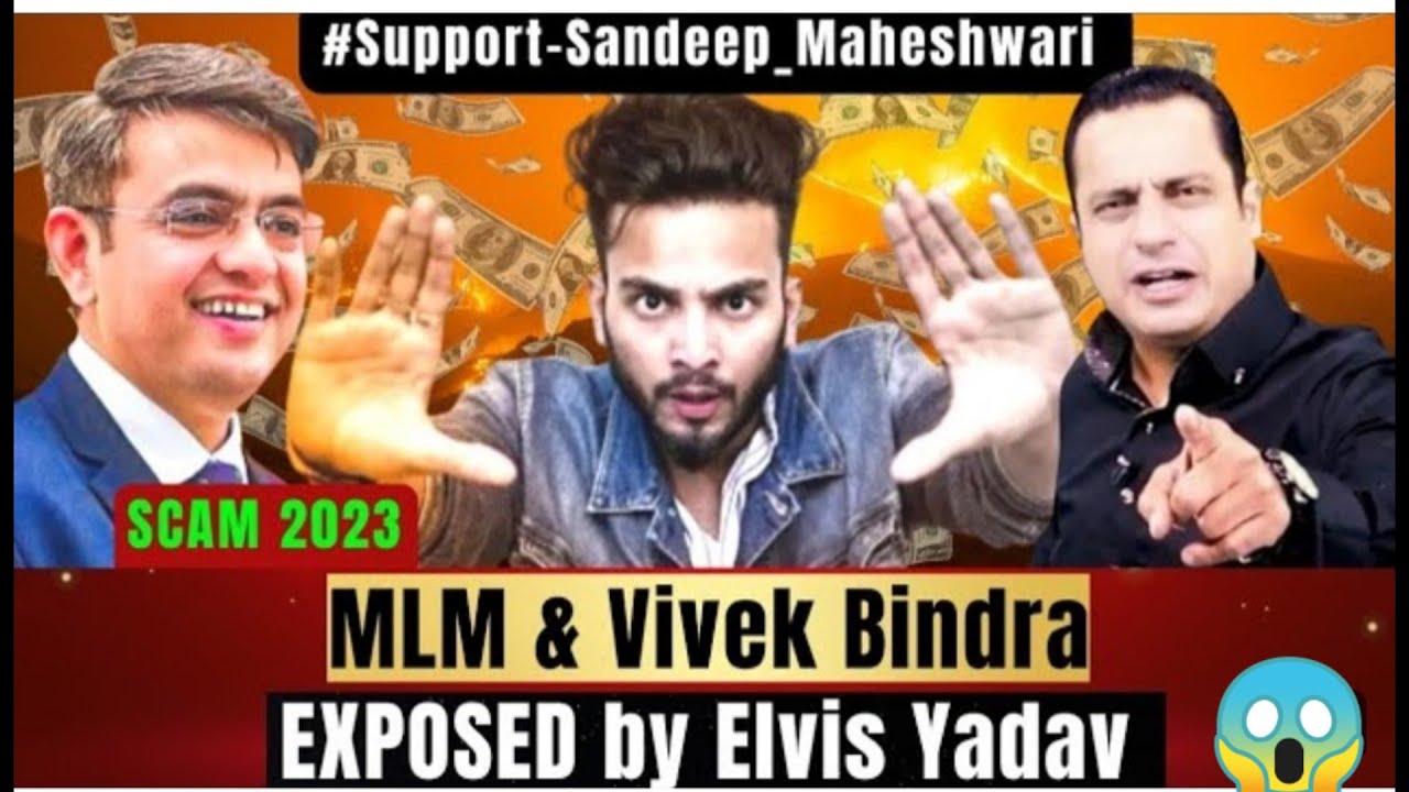 Elvish yadav exposed vivek bindra in his vlogs😱sandeep maheshwari vs vivek bindra controversy ...