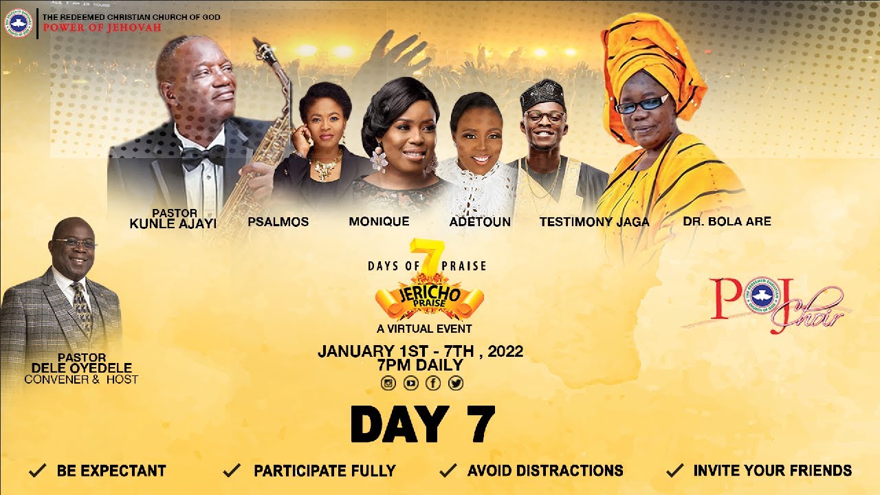 LIVE - JERICHO PRAISE 2022 - DAY 7 - PART 1 - YouTube