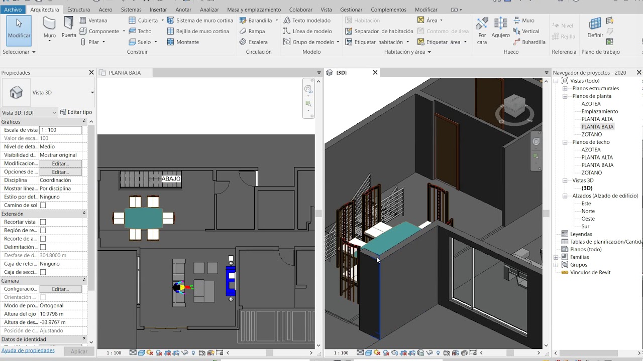 10-CURSO BÁSICO (MOBILIARIO) REVIT 2020 - YouTube
