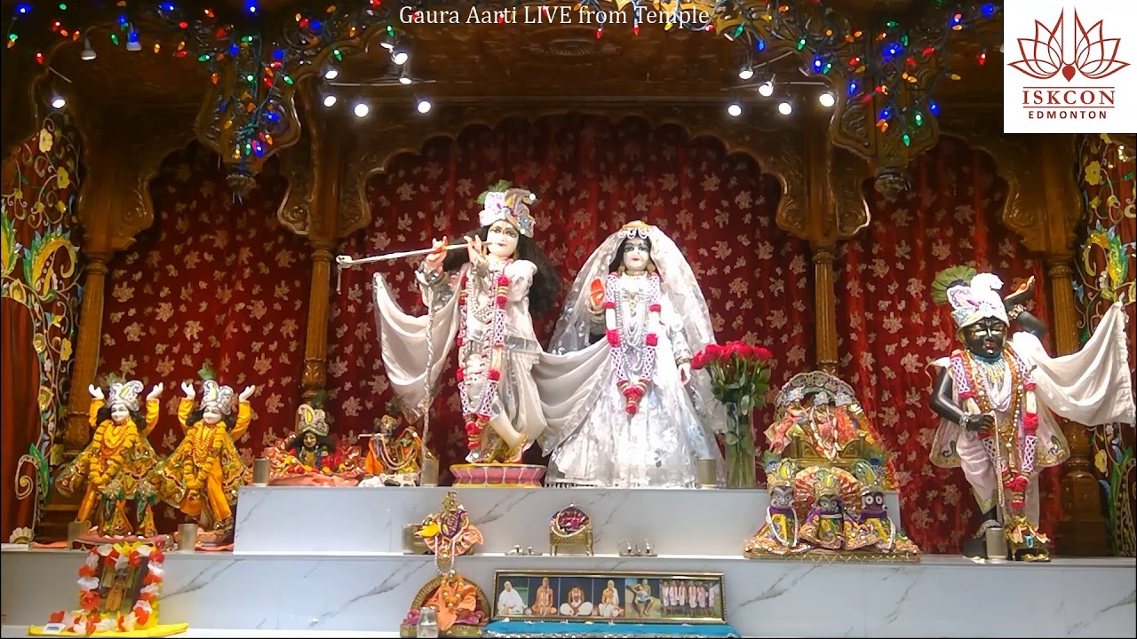 Gaura Aarti 21st Dec 2020 @ ISKCON Edmonton - YouTube