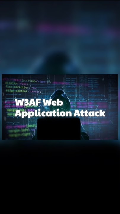 about a web hacking tool w3af || for more check the link in description | hacking tool ...