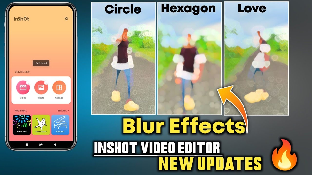 Inshot Video Editor 🔥New Updates | Blur Effects | inshot editing telugu ...