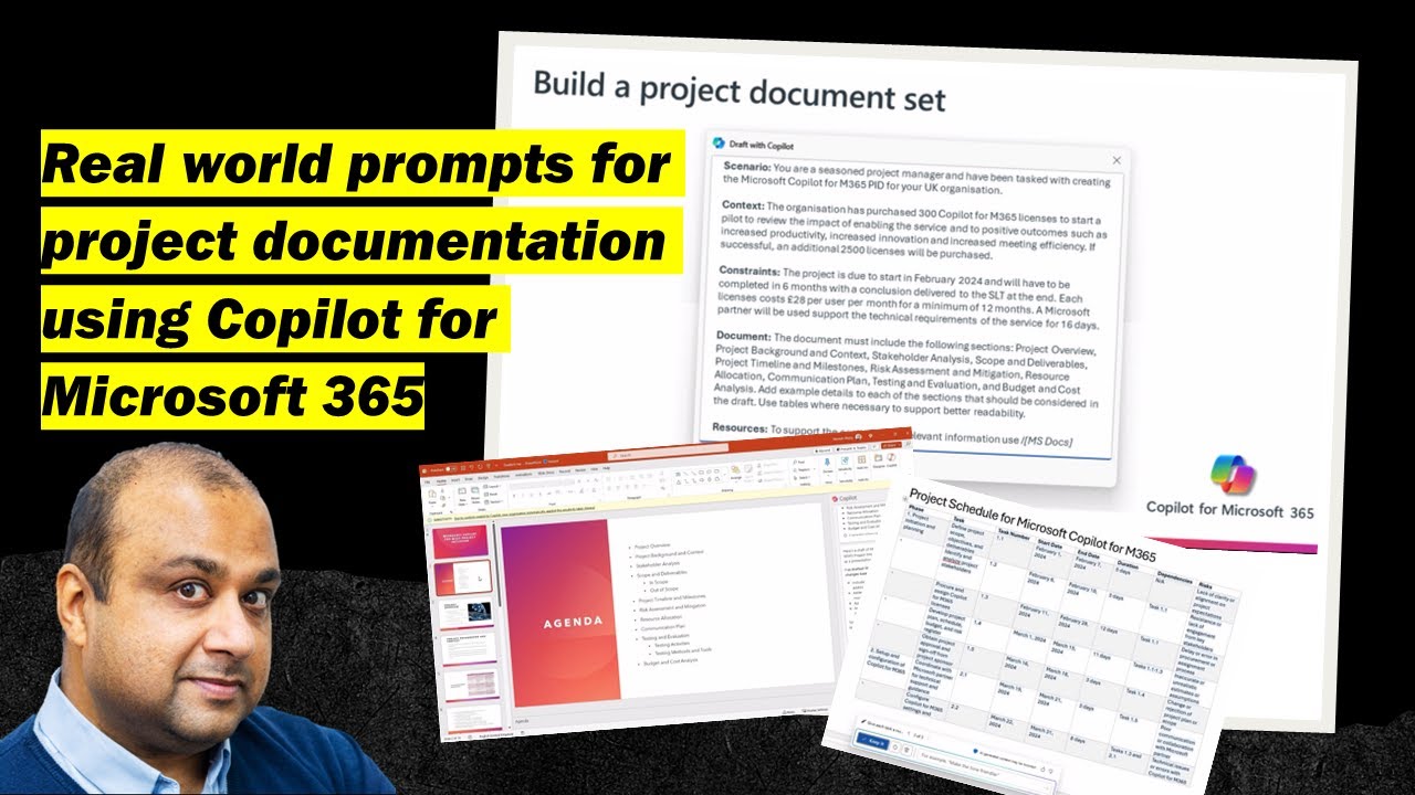 Real world prompts for project documentation using Copilot for ...
