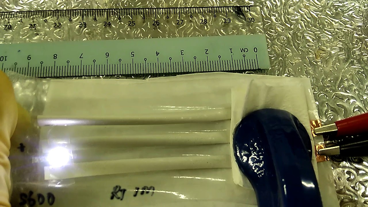 Stretchable Silver ink - YouTube