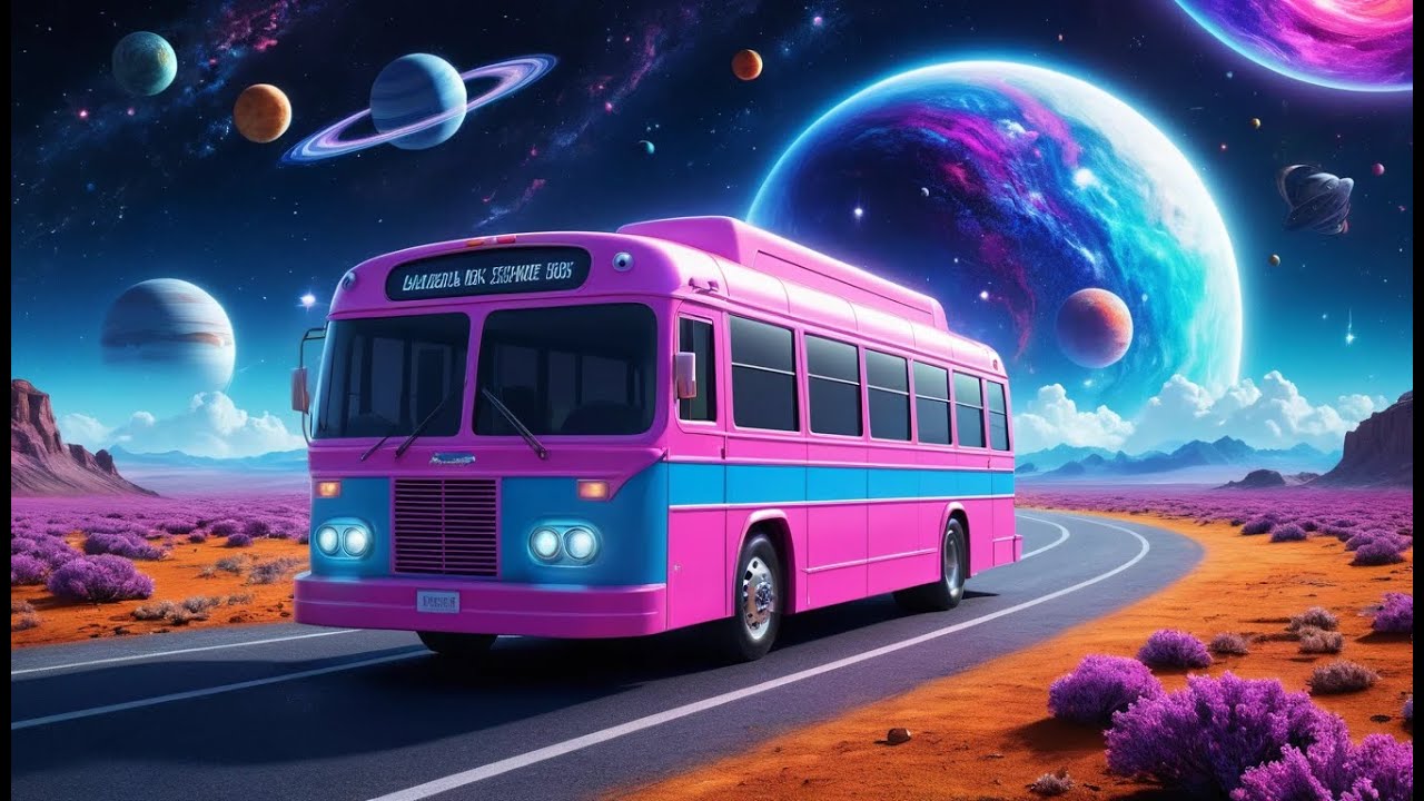 The Wheels on the Space Bus | Fun Space Adventure Song for Kids ...