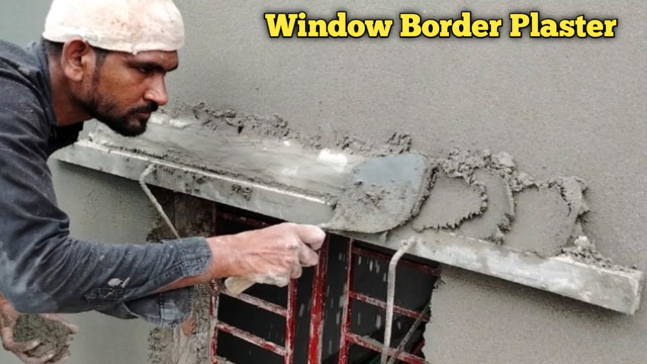 Window Border plaster design - YouTube