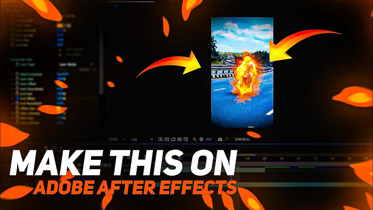 Make This Dope Effect In After Effect | Bike Reel Editing For Instagram ...