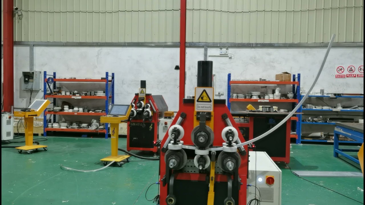 CNC 3D Roll Bending Machine - YouTube