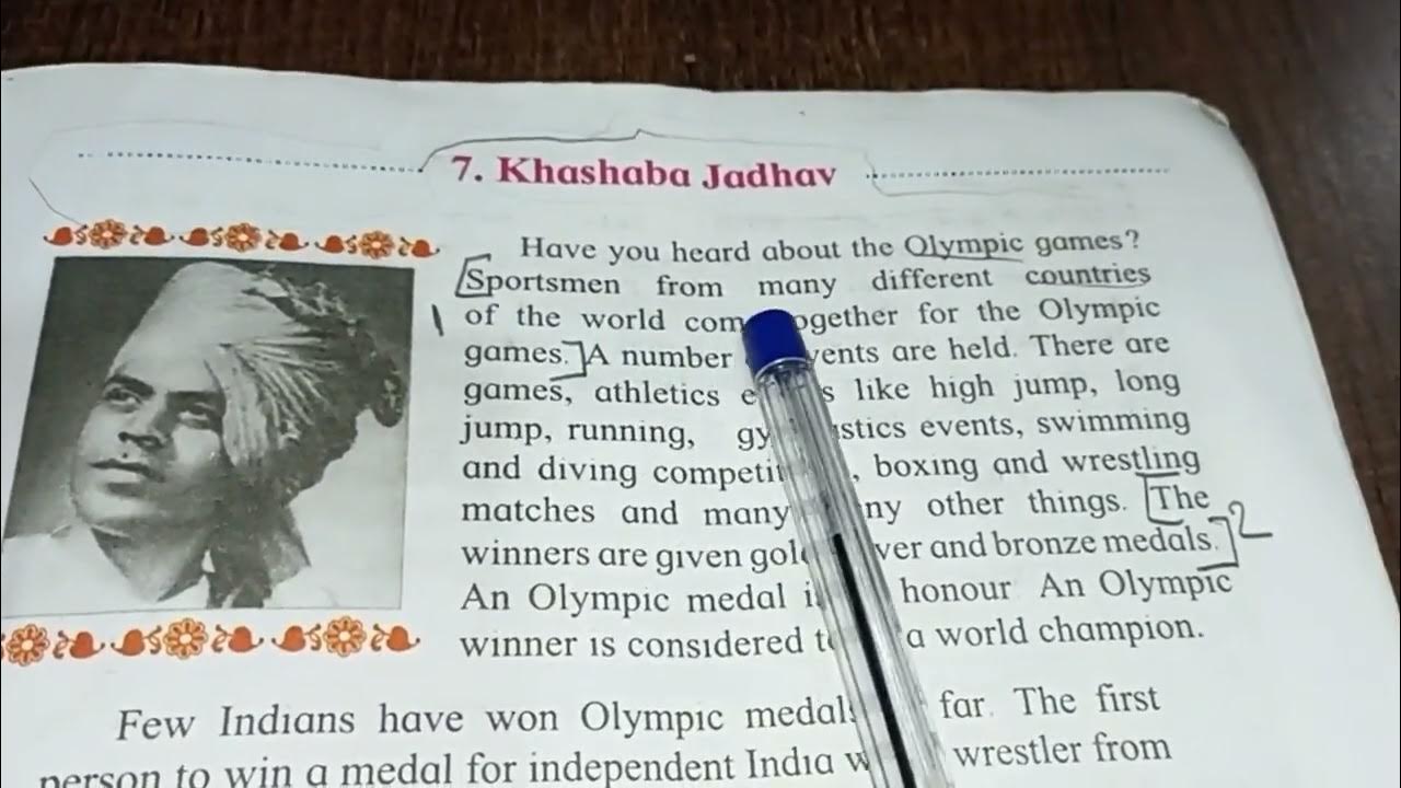 3rd Standard English Balbharti Chapter Number 7 Khashaba Jadhav First 3rd-standard-english-balbharti-chapter-number-7-khashaba-jadhav-first