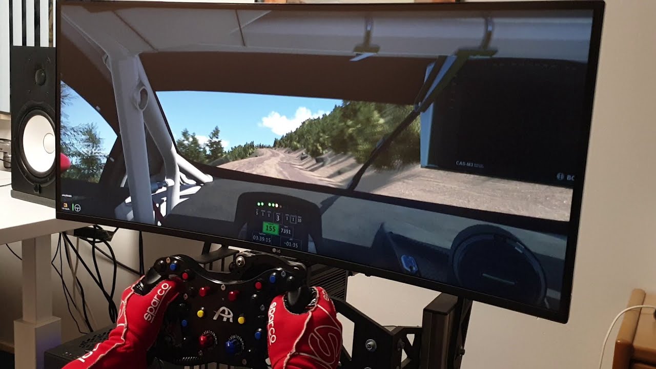iRacing Rally Stages Mt. Washington Rally Hill Climb Lamborghini ...