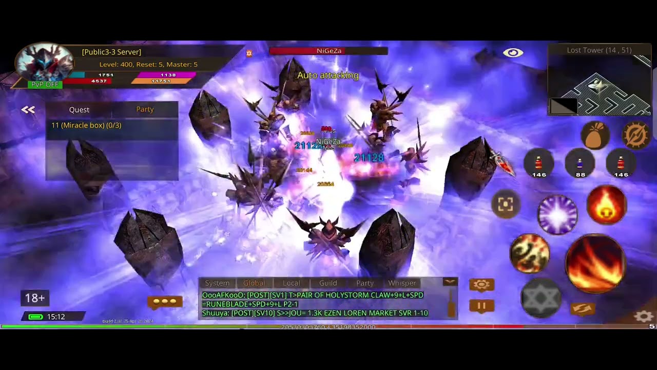 era of lorencia dark wizard - YouTube