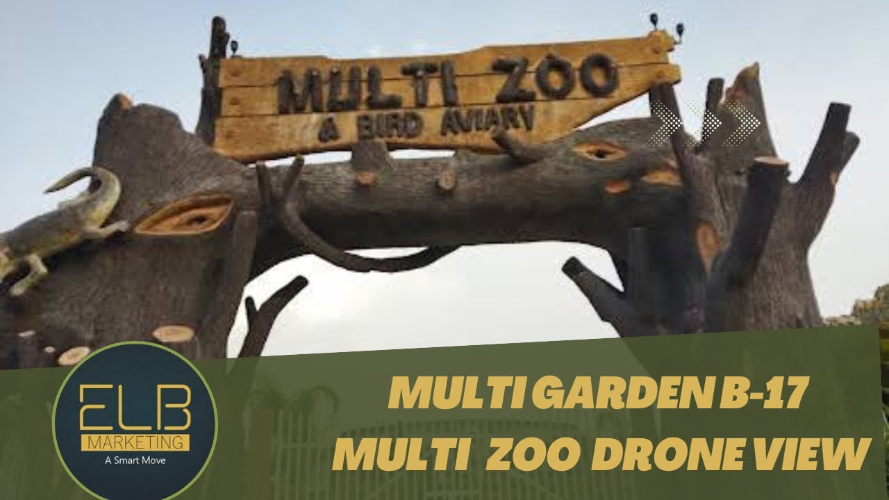 Multi Garden B-17 | Drone view Zoo | Multi Zoo - YouTube