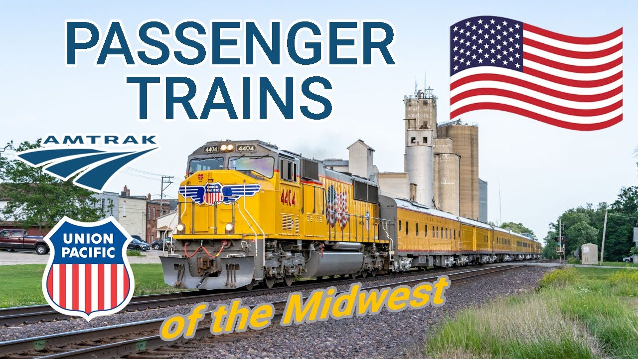 Passenger Trains of the American Midwest - YouTube