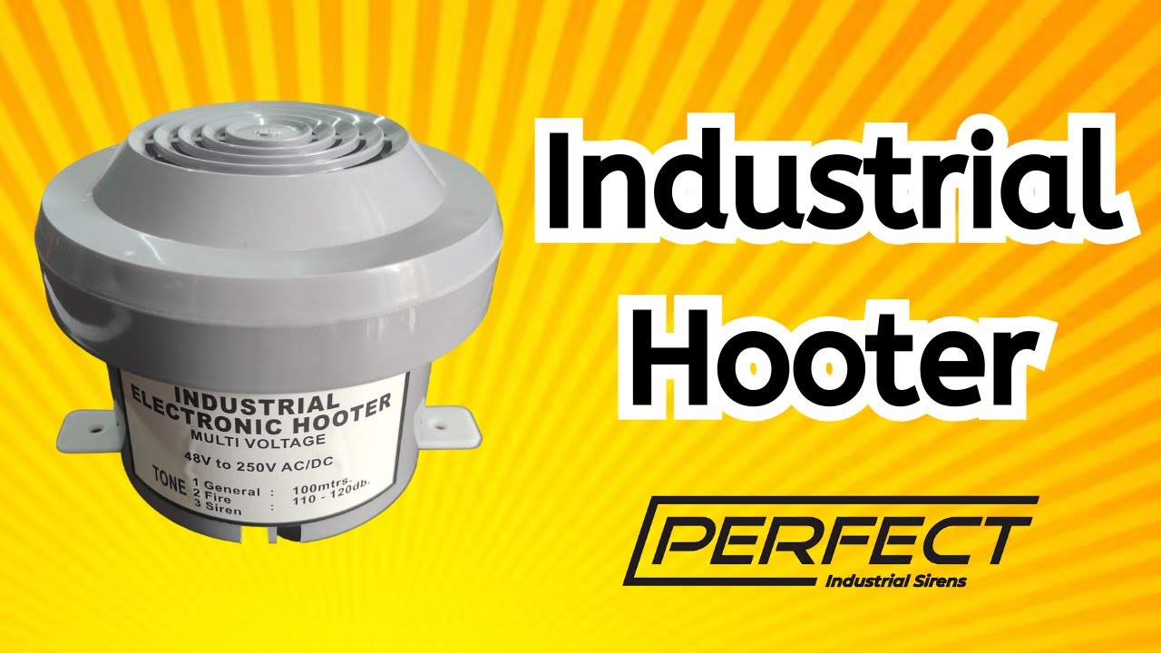 Industrial Electronic Hooter - Single Tone / Multiple Tone Options ...