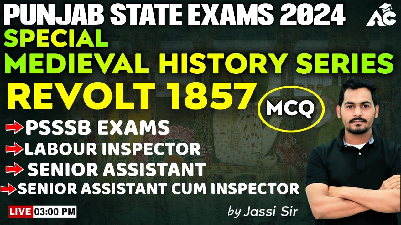 PSSSB EXAMS | Labour Inspector, Senior Assistant | Medieval History ...