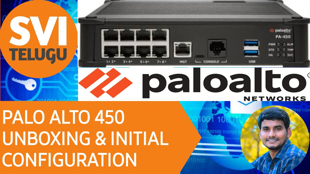 Palo Alto 450 Unboxing and initial configuration| SVI Telugu | 2022 ...