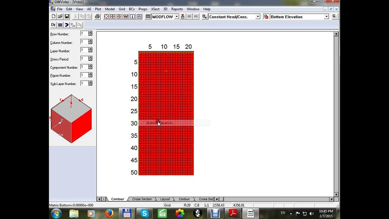 Building a simple MODFLOW model in Groundwater Vistas - YouTube