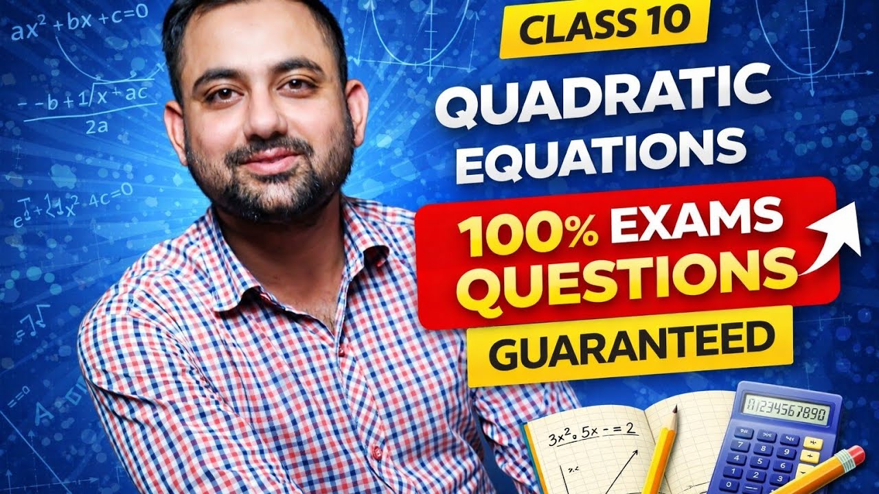 Class 10th |Quadratic equation |Chapter 4| oneshot | cbse - YouTube